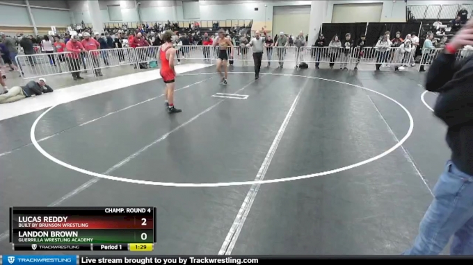 132 lbs Champ. Round 4 - Lucas Reddy, Built By Brunson Wrestling vs ...