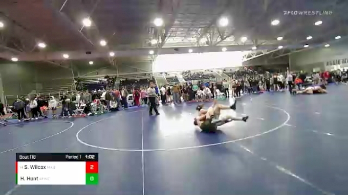 140 lbs Cons. Round 2 - Spencer Wilcox, Madison vs Hank Hunt, American ...