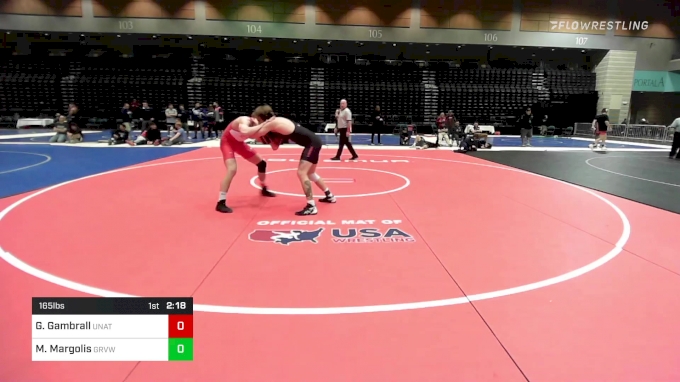 165 lbs Consi Of 8 #2 - Graham Gambrall, UNATT-Oregon State vs Marty ...