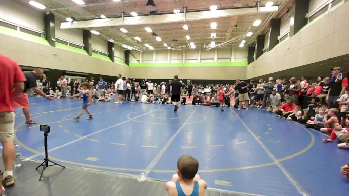 56 lbs Quarterfinal - Hunter Hollis, North Hall Jr Trojans vs Duke ...