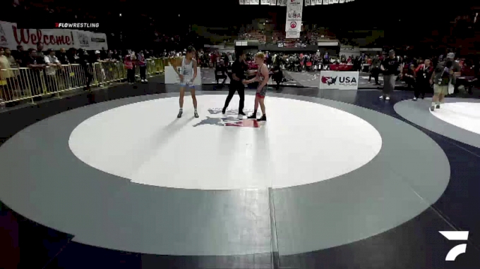 All Cadet Boys Freestyle Lower - 132 lbs Champ. Round 2 - Wallace ...