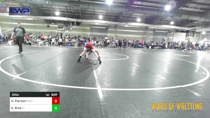 95 lbs Round Of 64 - Hunter Pierson, Contender Wrestling Academy vs ...