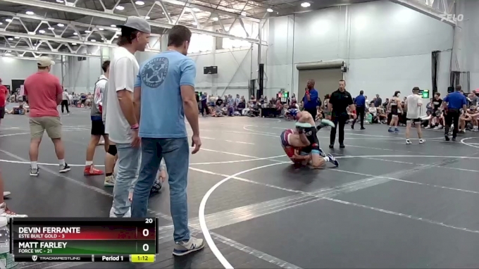 132 lbs Round 6 (8 Team) - Devin Ferrante, Este Built Gold vs Matt ...
