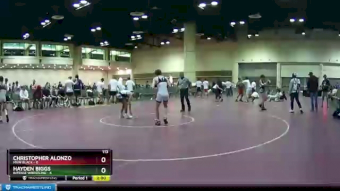 113 lbs Round 9 (10 Team) - Dylan Bennett, MXW Black vs Hayden Biggs ...