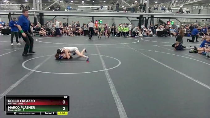 68 lbs Placement (4 Team) - Rocco Creazzo, Grit Mat Club vs Marco ...