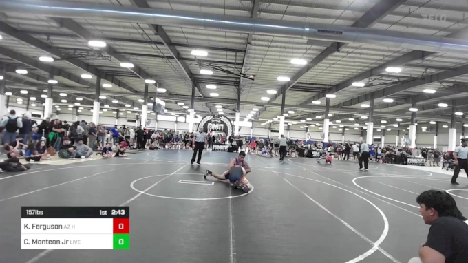 157 lbs Quarterfinal - Kodi Ferguson, AZ Heat vs Carlos Monteon Jr ...
