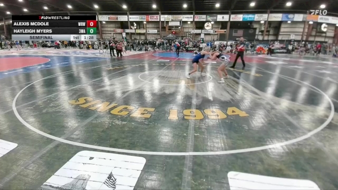 115 lbs Semifinal - Hayleigh Myers, 308 Wrestling Academy vs Alexis ...