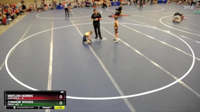 60 lbs Round 2 (4 Team) - Waylon Norris, Northfield vs Connor Woods ...