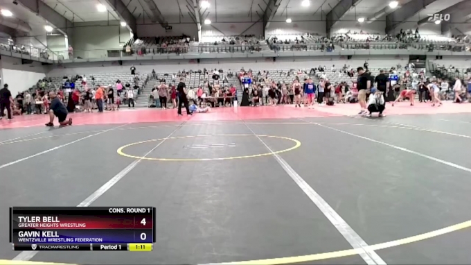 87 lbs Cons. Round 1 - Tyler Bell, Greater Heights Wrestling vs Gavin ...