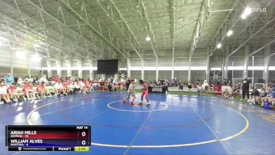 94 lbs Quarterfinals (8 Team) - Ariah Mills, Georgia vs William Alves ...