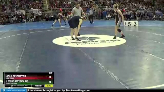 145 lbs Champ. Round 1 - Lexiss Reynolds, Northwood vs Ashlee Potter ...