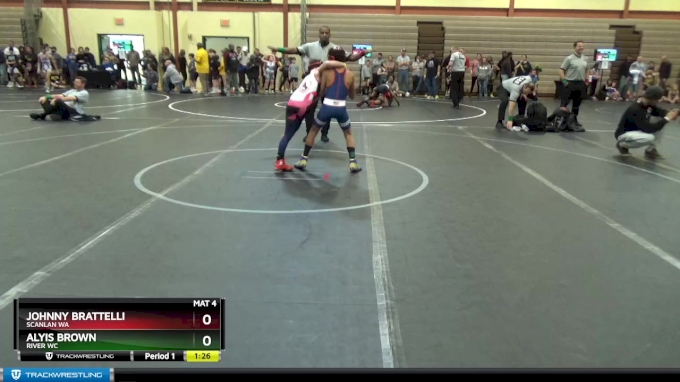 80 lbs Round 1 - Alyis Brown, River WC vs Johnny Brattelli, Scanlan WA