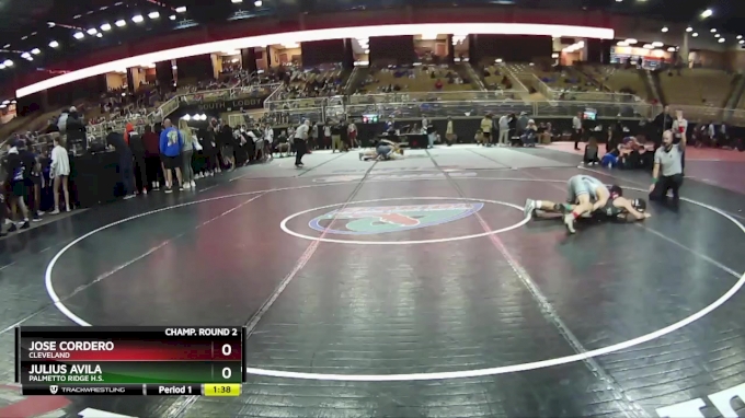 106 lbs Champ. Round 2 - Jose Cordero, Cleveland vs Julius Avila ...