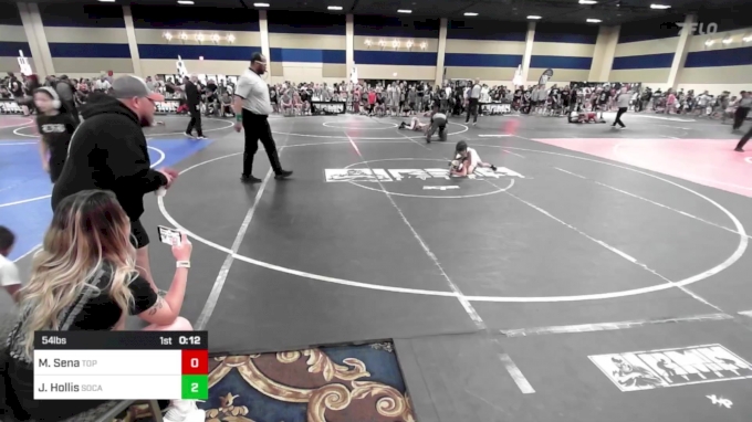 54 lbs Consi Of 4 - Maverick Sena, Top Notch WC vs Jaxson Hollis, SoCal ...