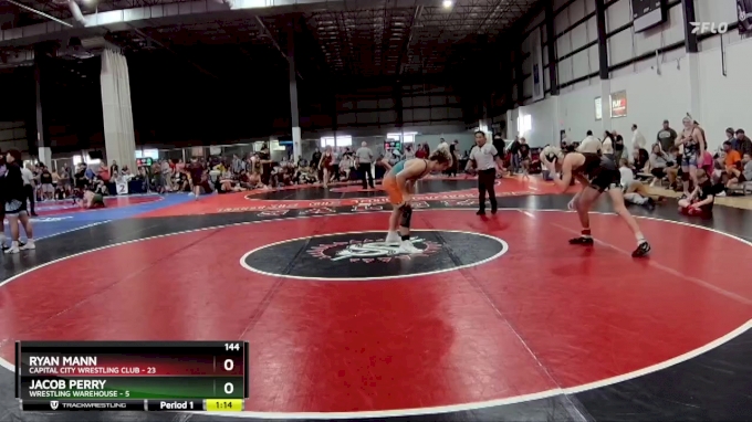 144 lbs Semis & 1st Wb (8 Team) - Jacob Perry, WRESTLING WAREHOUSE vs ...