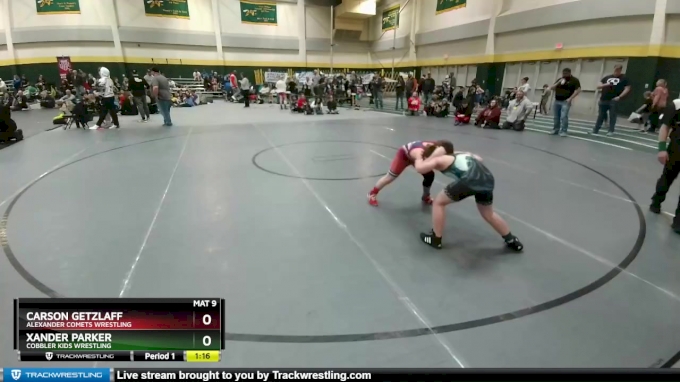 105 lbs Quarterfinal - Xander Parker, Cobbler Kids Wrestling vs Carson ...