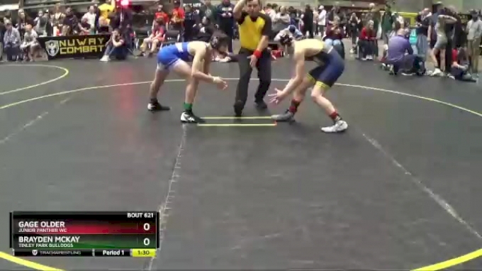125 lbs Quarterfinal - Gage Older, Junior Panther Wc vs Brayden Mckay ...