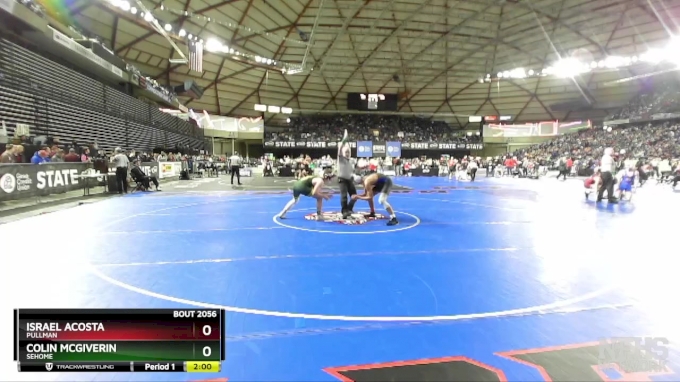 2A 144 lbs Champ. Round 1 - Colin Mcgiverin, Sehome vs Israel Acosta ...