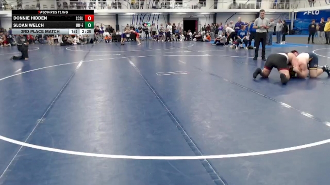 Elite 285 lbs 3rd Place Match - Sloan Welch, Wisconsin-Eau Claire vs ...