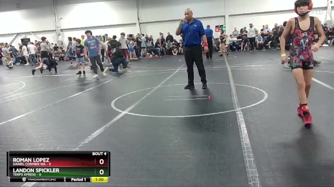 76 lbs Round 2 (4 Team) - Roman LOPEZ, Daniel Cormier WA vs Landon ...