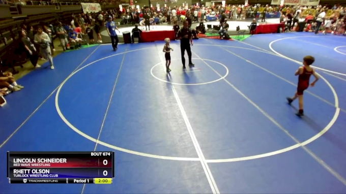 56 lbs Cons. Semi - Lincoln Schneider, Red Wave Wrestling vs Rhett ...