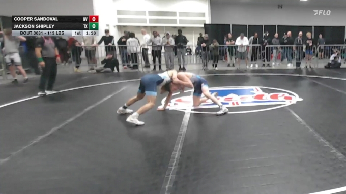 113 lbs Round Of 64 - Cooper Sandoval, NV vs Jackson Shipley, TX