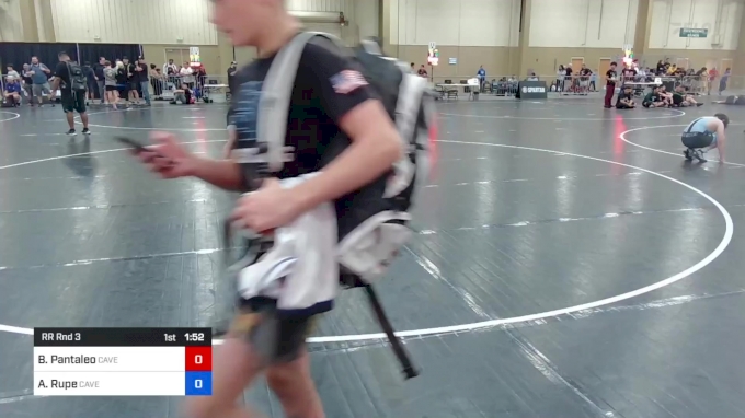 165 lbs Rr Rnd 3 - Brandon Pantaleo, Caveman Wrestling vs Ari Rupe ...