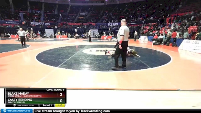 3A 220 lbs Cons. Round 1 - Blake Maday, Carol Stream (Glenbard North ...