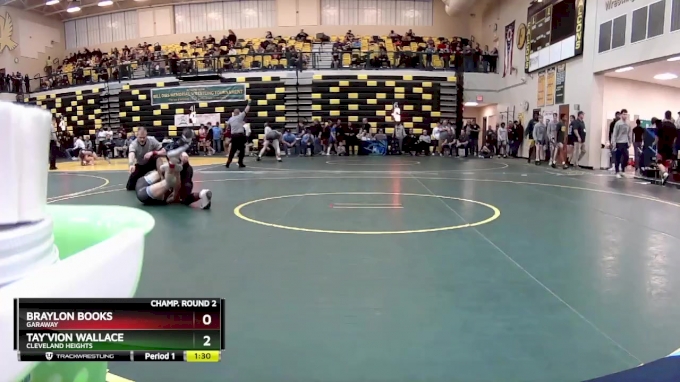 132 lbs Champ. Round 2 - Braylon Books, GARAWAY vs TAY`VION WALLACE ...