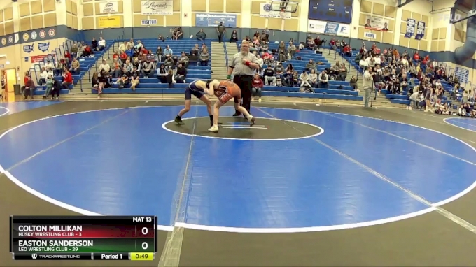 78 lbs Round 1 (8 Team) - Easton Sanderson, Leo Wrestling Club vs ...