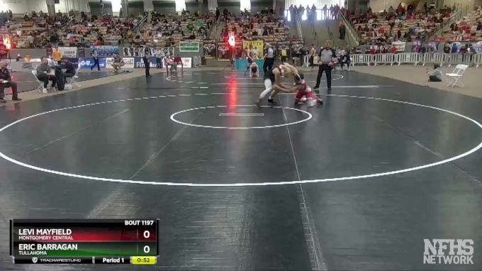 A 152 lbs Cons. Round 1 - Eric Barragan, Tullahoma vs Levi Mayfield ...