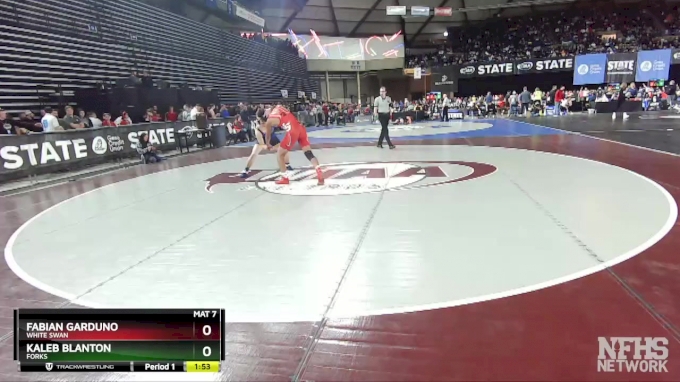 1B/2B 152 Quarterfinal - Kaleb Blanton, Forks vs Fabian Garduno, White Swan