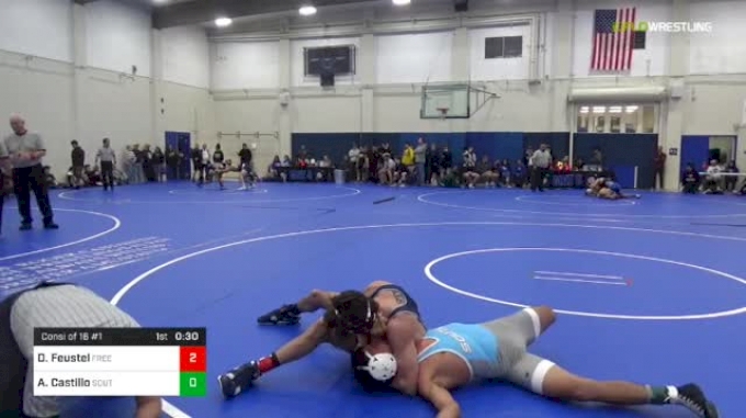 145 lbs Consi Of 16 #1 - Daniel Feustel, Freedom vs Angel Castillo, South