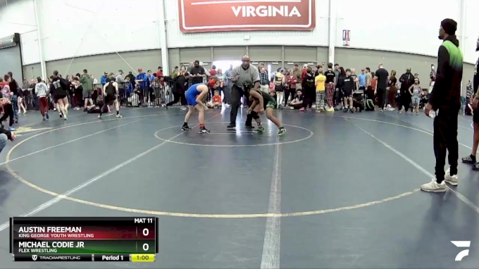 84 lbs Cons. Semi - Michael Codie Jr, Flex Wrestling vs Austin Freeman ...