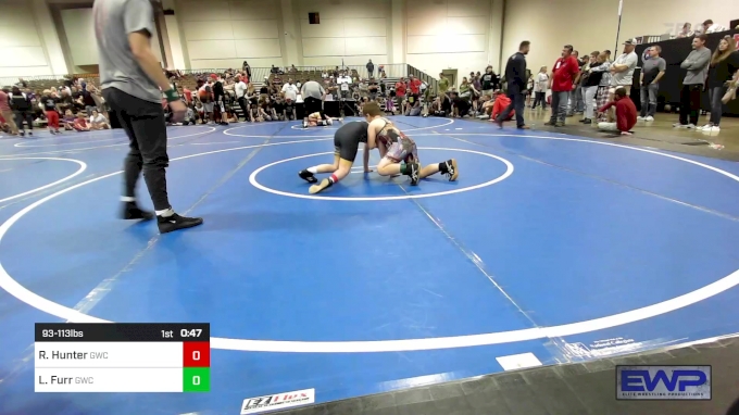 93-113 lbs Rr Rnd 2 - Rylan Hunter, Gladiator Wrestling Club vs Landon ...