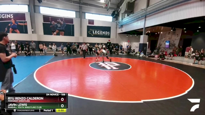 106 lbs Semifinal - Ryu Renzo Calderon, Paradigm Wrestling vs Javin ...