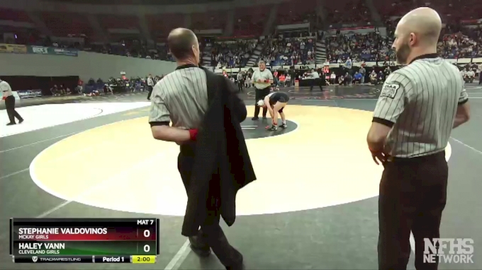 6A/5A Girls 130 Quarterfinal - Haley Vann, Cleveland Girls vs Stephanie ...