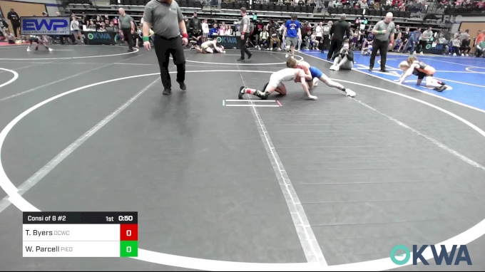 84 lbs Consi Of 8 #2 - Talan Byers, Deer Creek Wrestling Club vs Will ...
