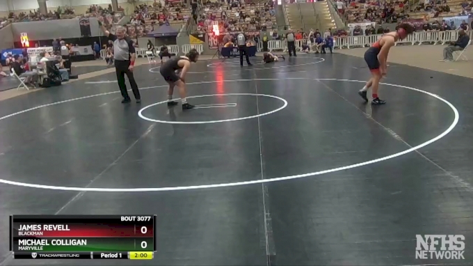 AA 170 lbs Champ. Round 1 - Michael Colligan, Maryville vs James Revell ...