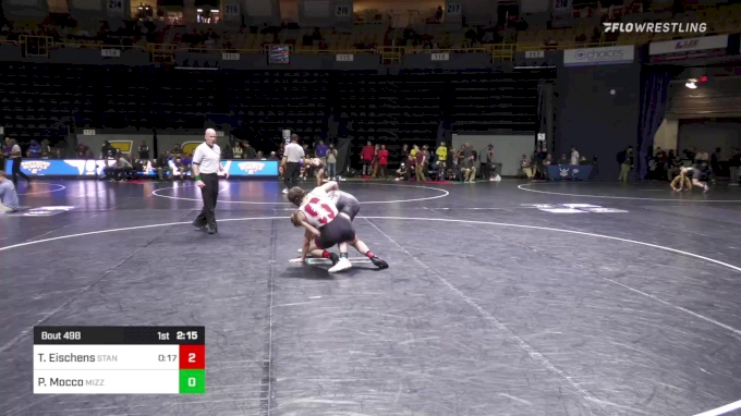 174 lbs Quarterfinal - Tyler Eischens, Stanford vs Peyton Mocco, Missouri