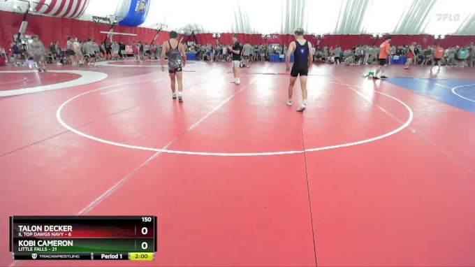 150 lbs Placement (16 Team) - Talon Decker, IL Top Dawgs NAVY vs Kobi ...