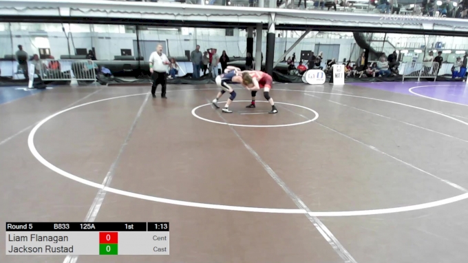 125A lbs Semifinal - Liam Flanagan, Central Dauphin vs Jackson Rustad ...