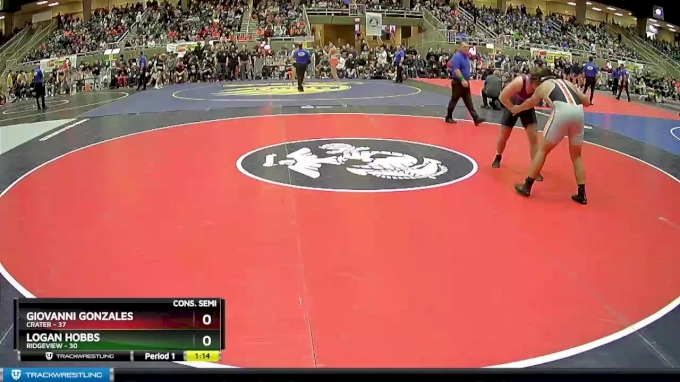 222 lbs Semis & 1st Wrestleback (8 Team) - Giovanni Gonzales, Crater vs ...