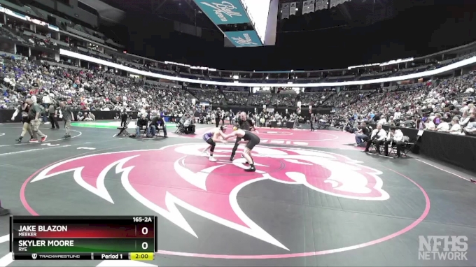 165-2A Champ. Round 1 - Skyler Moore, Rye vs Jake Blazon, Meeker