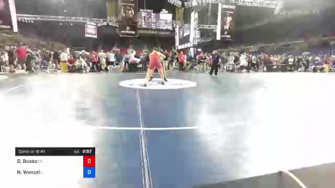 220 lbs Consi Of 16 #1 - Dylan Russo, Ohio vs Noah Wenzel, Illinois