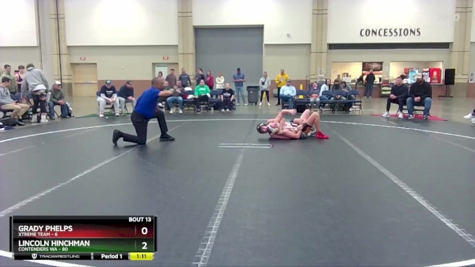 130 lbs Round 5 (6 Team) - Lincoln Hinchman, Contenders WA vs Grady ...