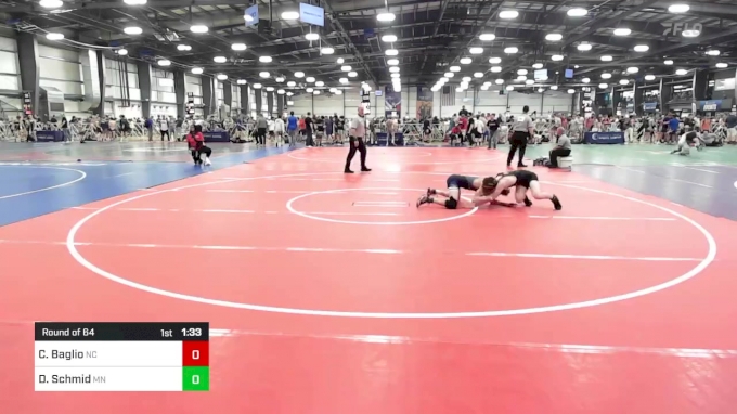120 lbs Round Of 64 - Charleston Baglio, NC vs Donovan Schmid, MN