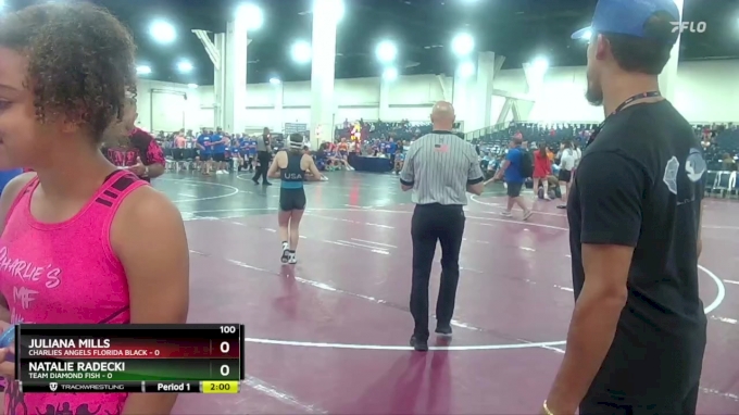 100 lbs Round 3 (8 Team) - Juliana Mills, Charlies Angels Florida Black ...