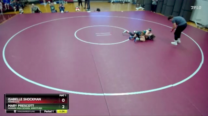 119 lbs Quarterfinal - Isabelle Shockman, Minnesota vs Mary Prescott ...