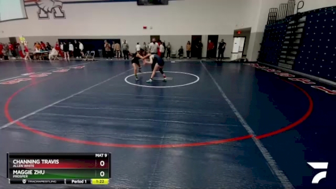 100 lbs 9th Place Match - Maggie Zhu, Prosper vs Channing Travis, Allen ...